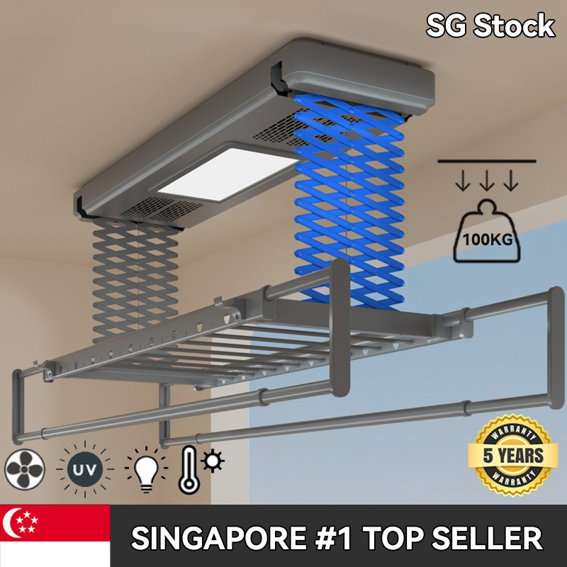 Automated Laundry Rack Smart Laundry System Control Ceiling Clothes ...