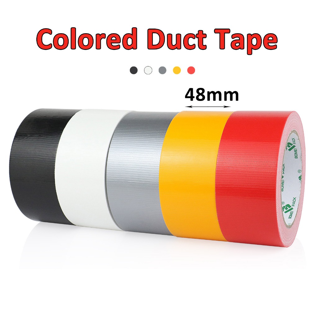 Cloth Duct Tape Multiple Color Packing Tape Self-Adhesive Tape Easy to ...
