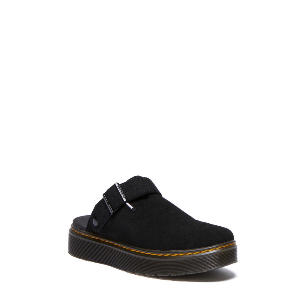 Dr. Martens Carlson Suede Casual Slingback Black Mules - Men | Shopee ...
