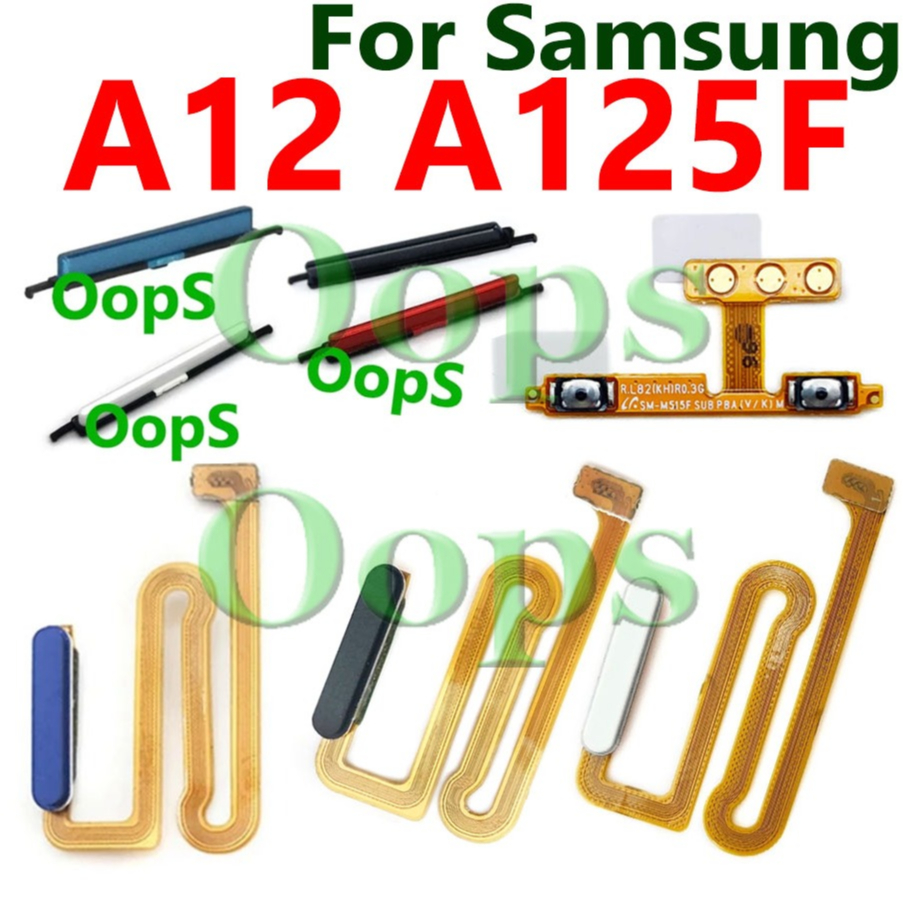 Power Volume Button Flex For Samsung Galaxy A12 A125 Switch On Off ...