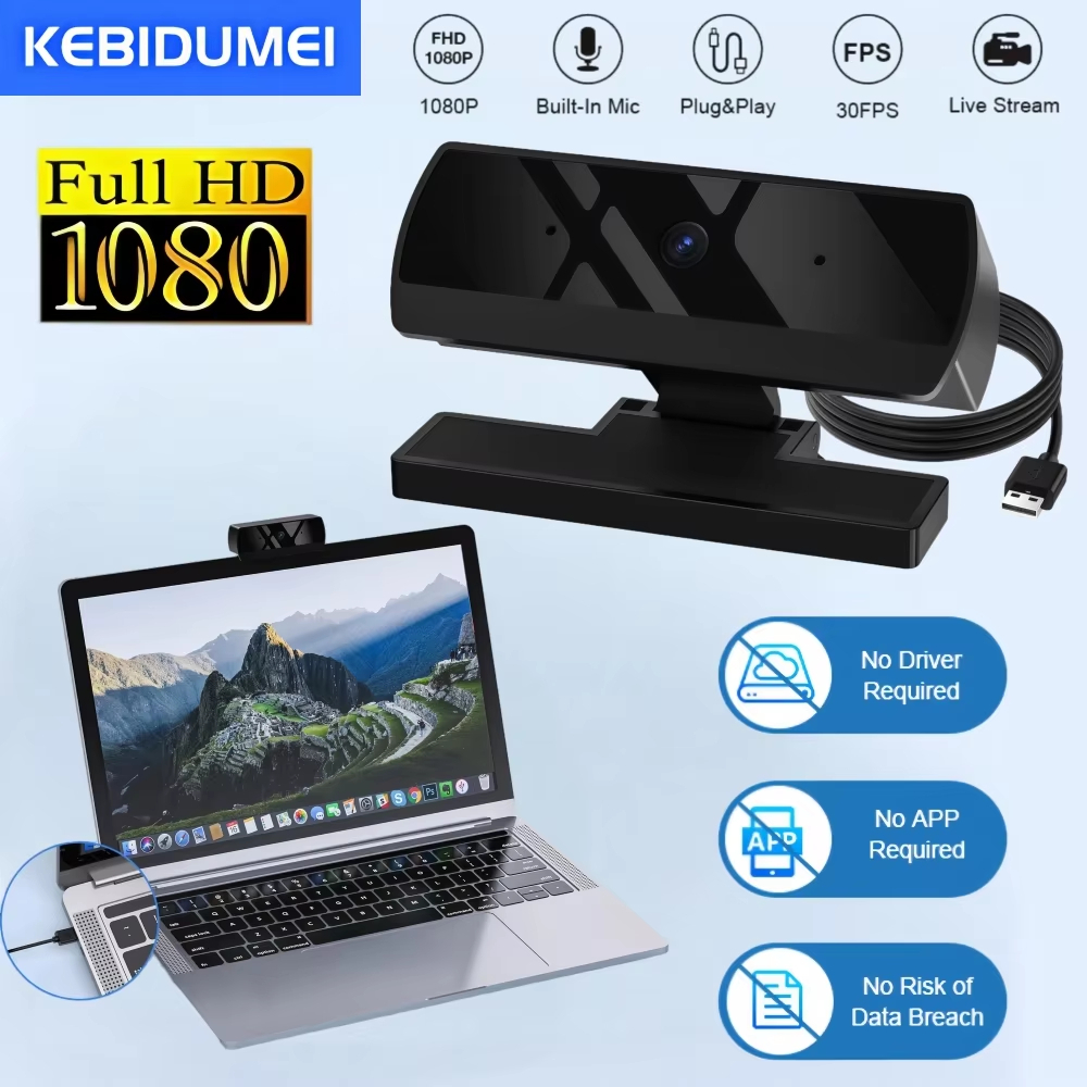 HD 1080P Web Camera USB Web Camera with Microphone Autofocus Camera PC ...