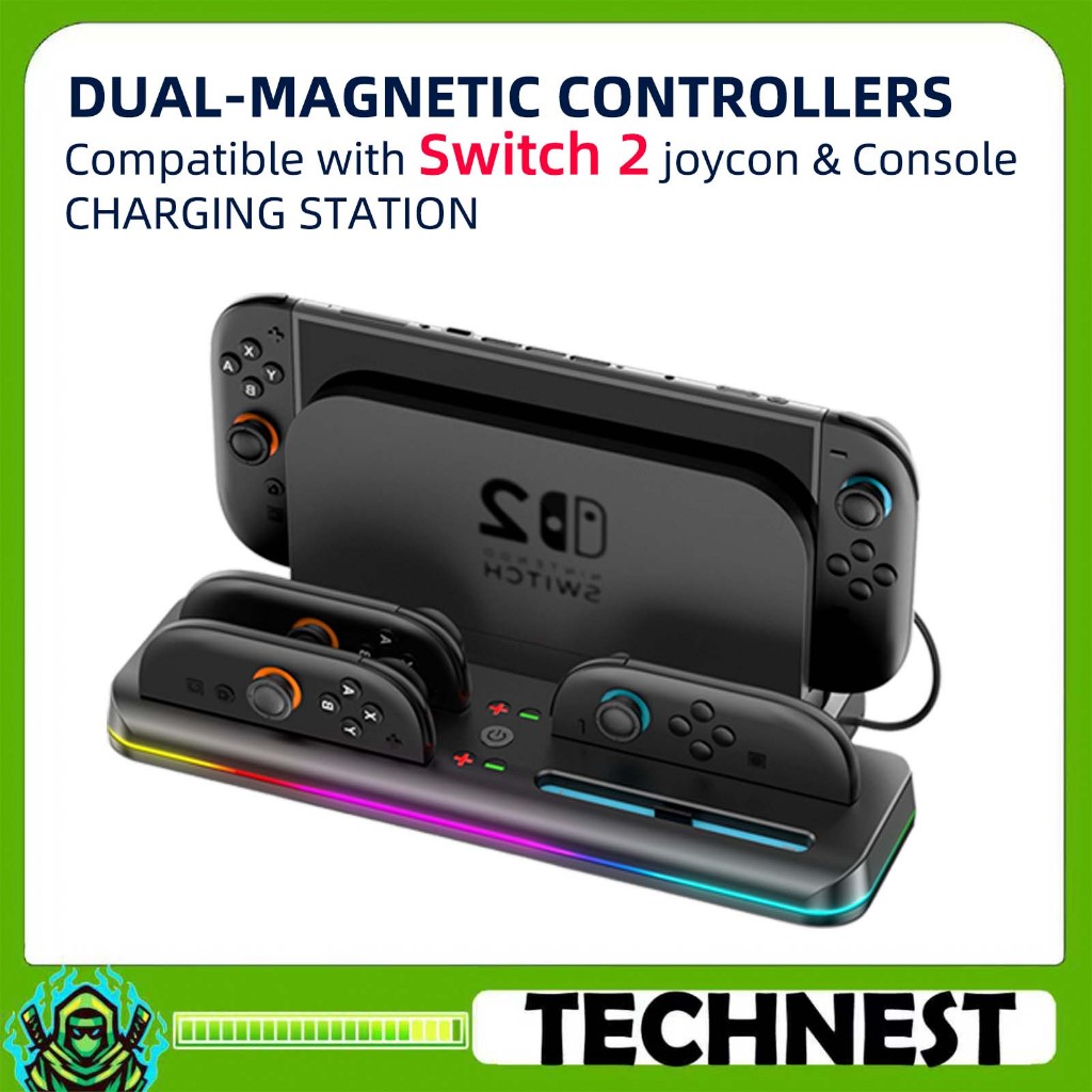 Charging Dock Station for Nintendo Switch 2 Joycon (2025) Switch 2 ...