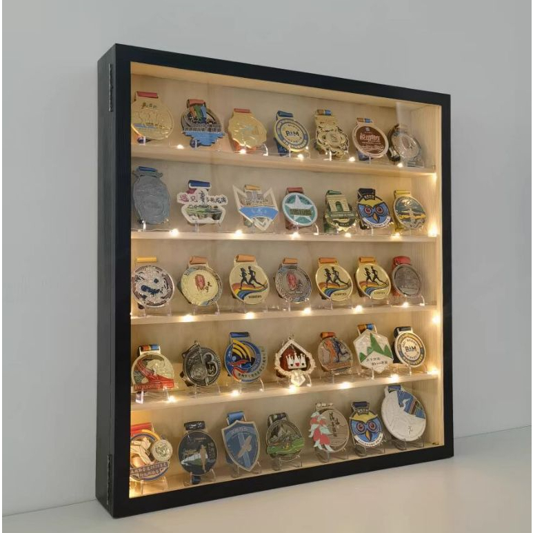 [Ready Stock] Marathon Medal Display Stand Badge Train Model Doll Pop ...