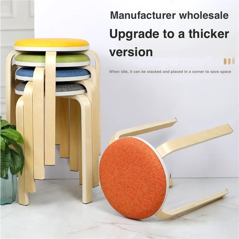 Signature Wooden Designer Stool / Stackable / Suitable For Kitchen ...