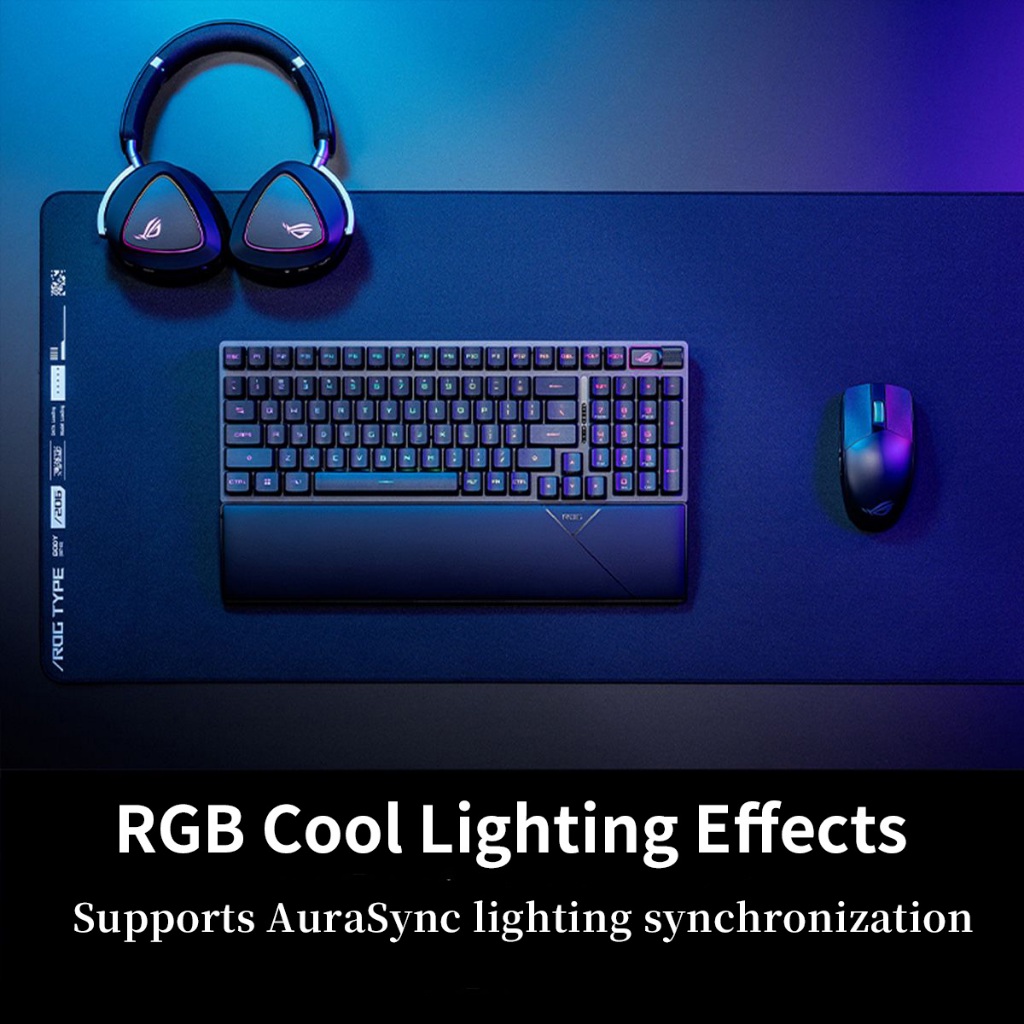 ASUS ROG Strix Scope II 98 Wireless Mechanical Gaming Keyboard Triple ...