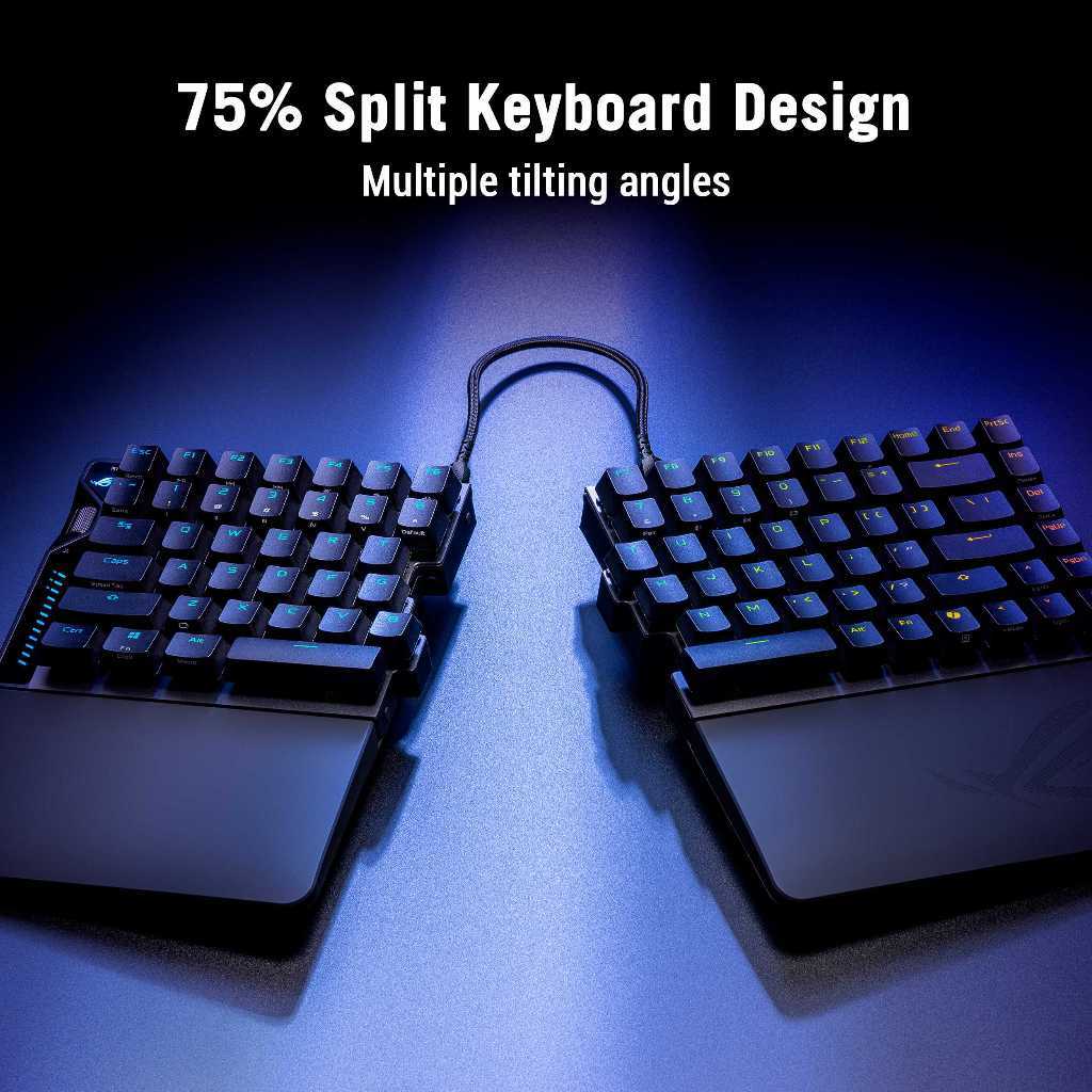 ASUS ROG Falcata Wireless Gaming Keyboard PBT Keycap ROG Speednova 8K ...