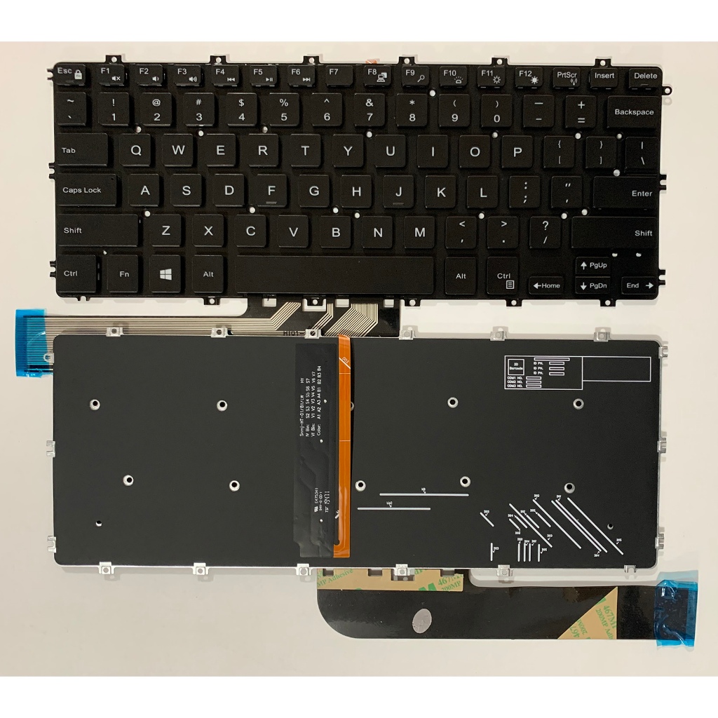Laptop keyboard US Layout for Dell Chromebook 11 5190 3100 3400 0D2DT ...