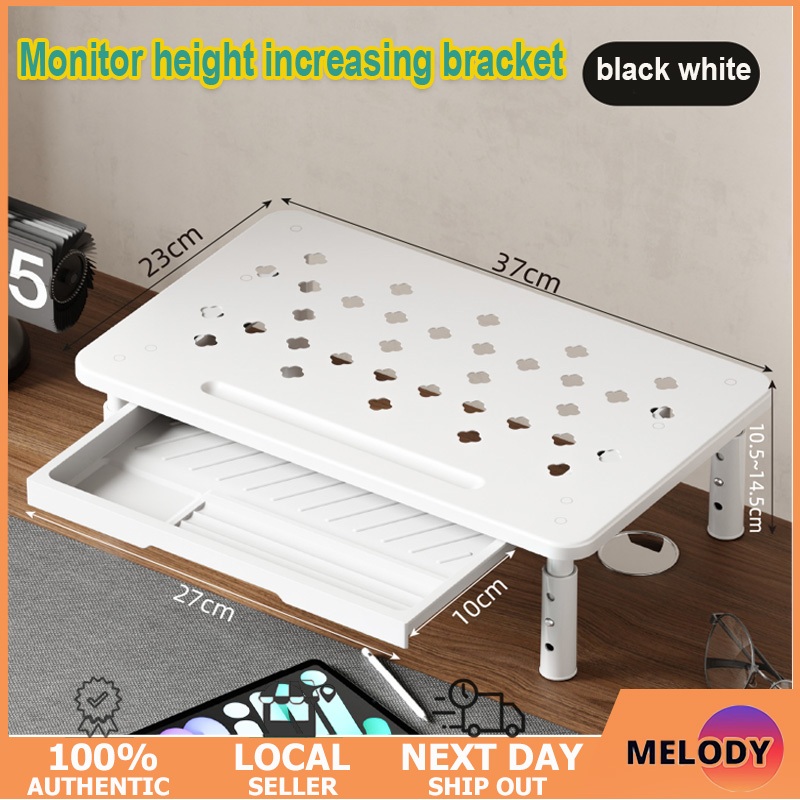 ⭐SG Stock⭐ Monitor Stand 3 Height Adjustable Monitor Stand Ergonomic ...