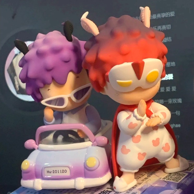 [Genuine] Heyone Huhu Wish Series Blind Box whole set hidden Doll Trend ...