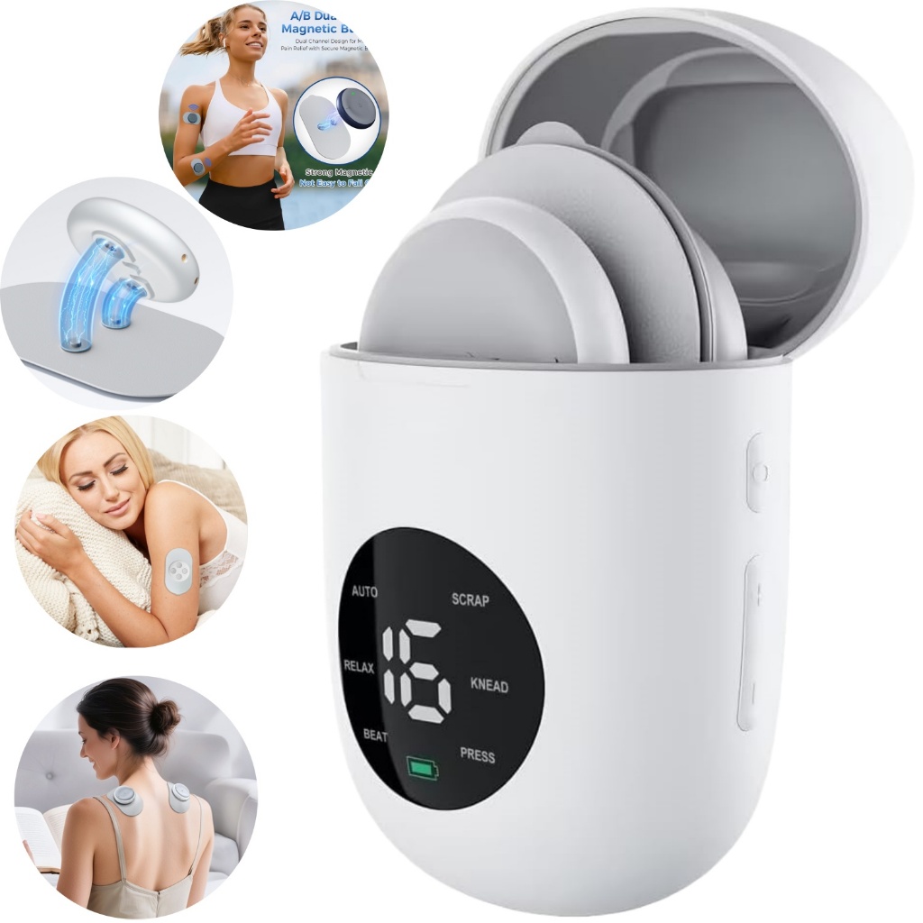 Wireless TENS Unit Health Expert Protable Massager Muscle Stimulator ...