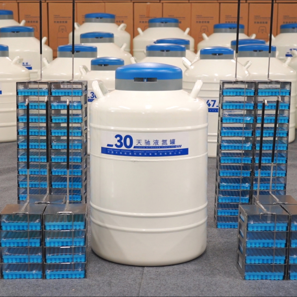 KGSQ YDS-50-125 Cryo Vessel Tissue Sample Freezing Cryogenic Liquid ...