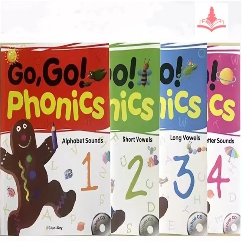 Student Children's English Early Learning Textbook Workbooks “Go Go ...