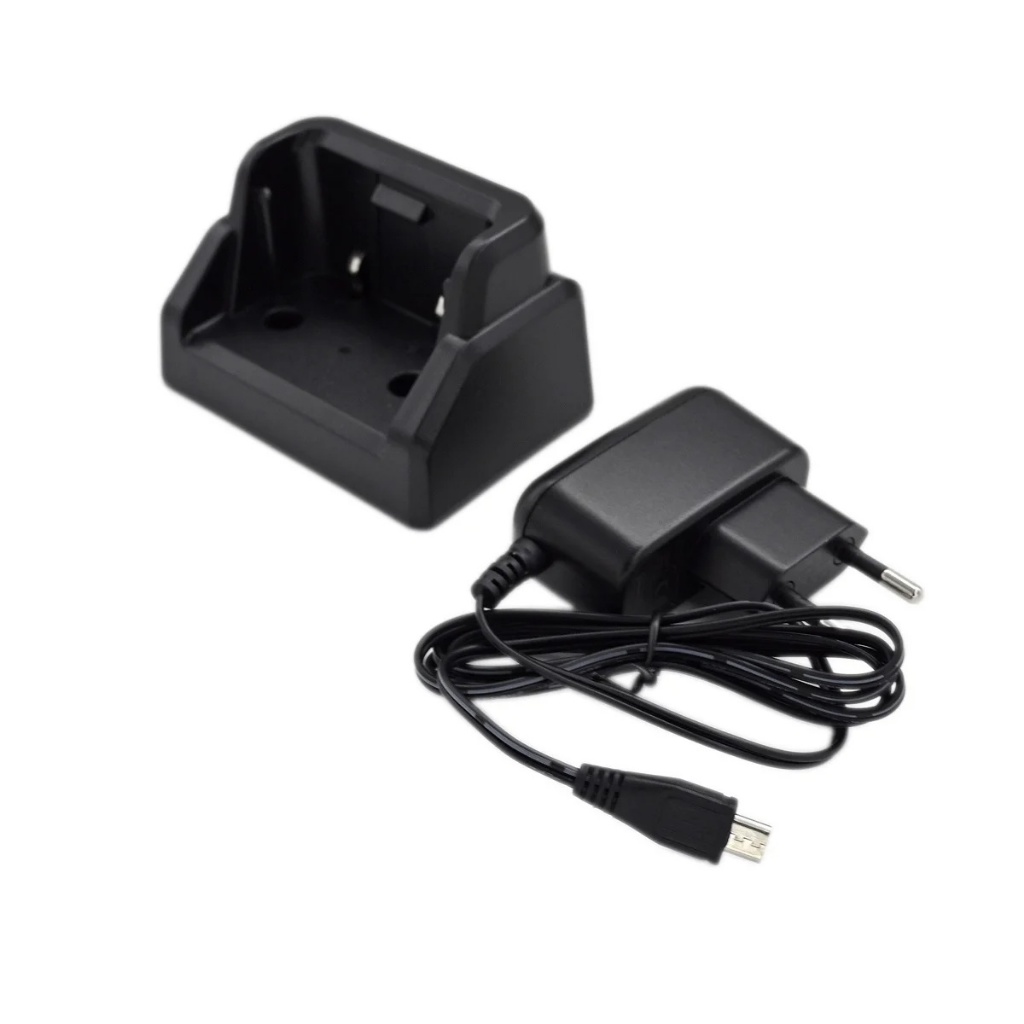 BC-235 Desktop Charger & AC Plug Adapter for Icom IC-M37 M37 HAM Radio ...