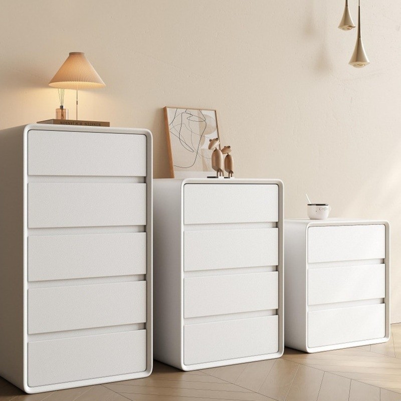 Storage Cabinet Cream-style Drawer Cabinet Solid Wood Cabinet Storage ...