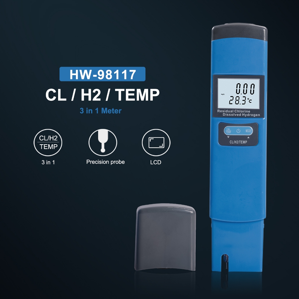 YIERYI 3 in 1 Water Quality Testing Pen Accurately monitors residual ...