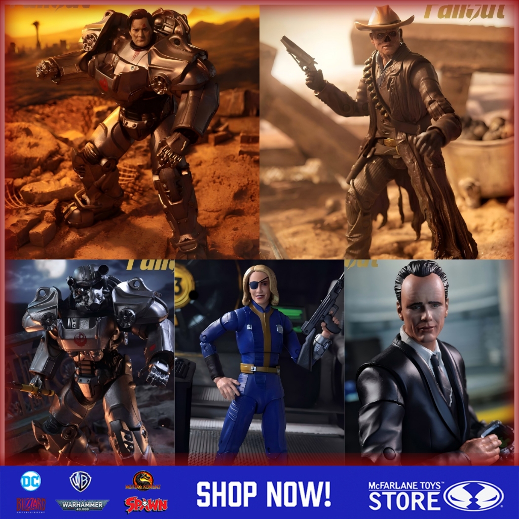 [In Stock] McFarlane Toys Fallout Live-Action Action Figure Collection ...