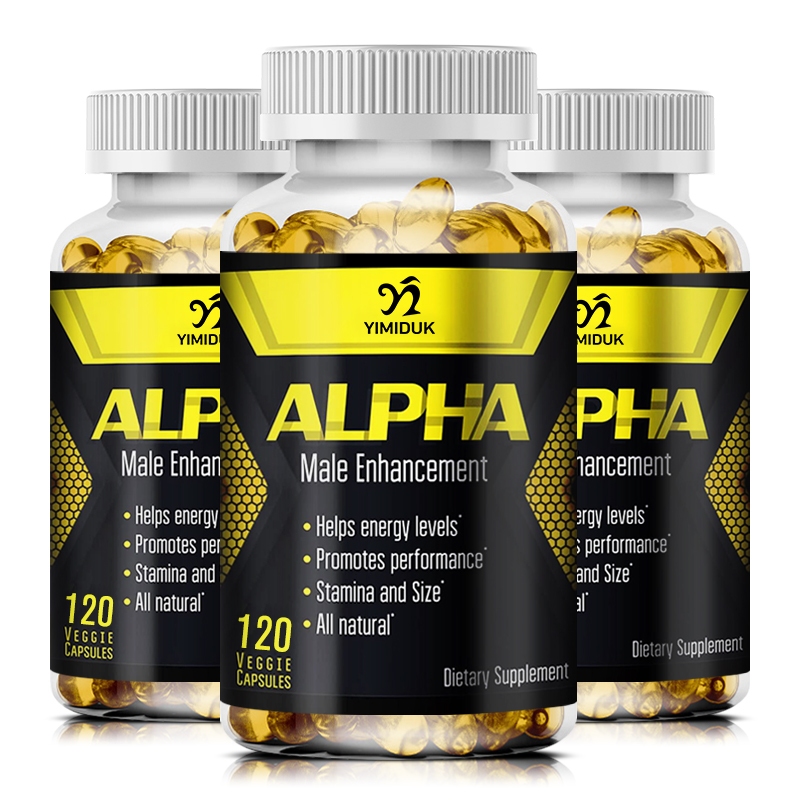 Alpha Male Capsules with Maca Root, Helps Energy Levels, Promotes ...