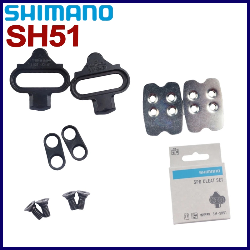 Shimano SPD SM SH51 SH56 Pedal Cleats Plate Bike Float Mountain Bicycle ...