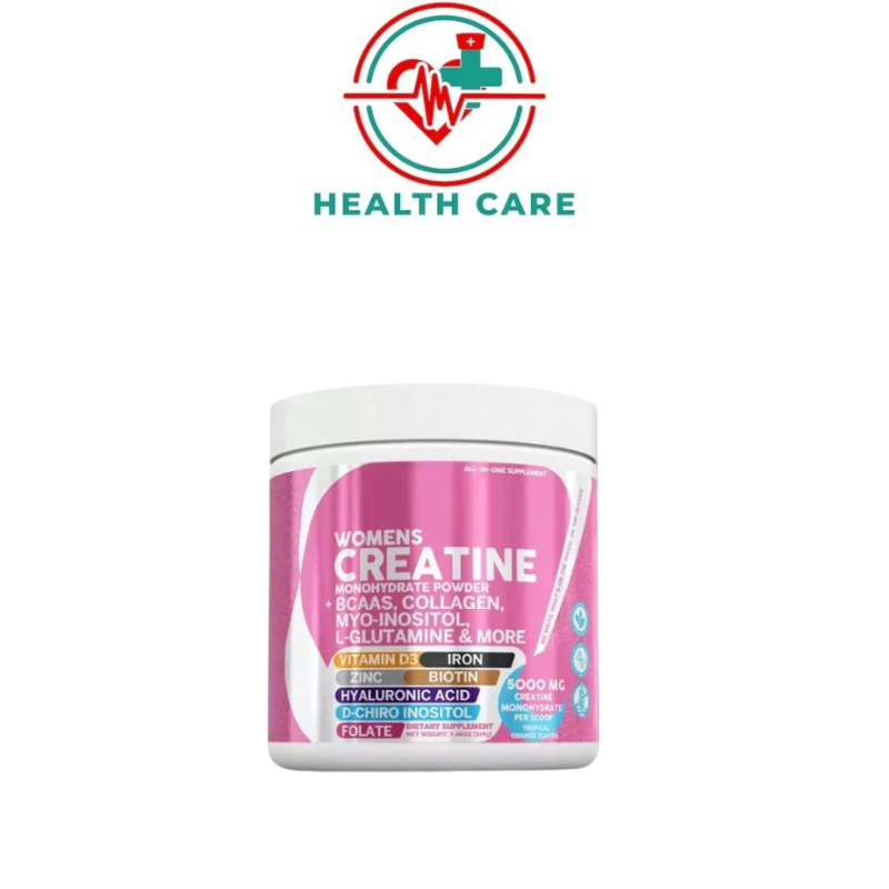 Creatine for Women | Creatine Monohydrate + Branched-Chain Amino Acid ...