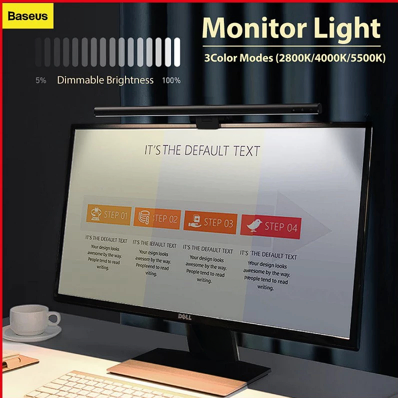Baseus Monitor Light Bar i-wok Series USB Powered Dimmable LED Screen ...