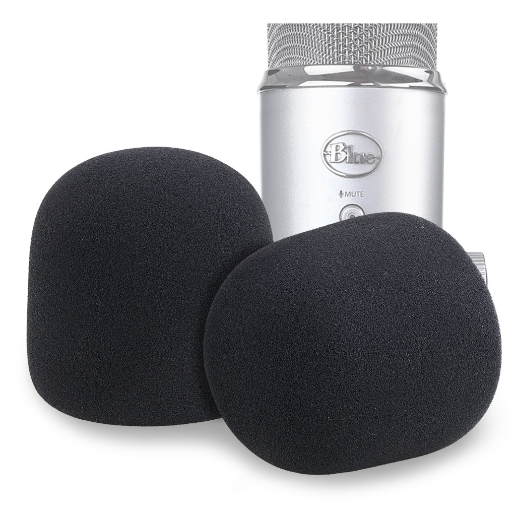 Windscreen for Blue Yeti - Large Size Foam Cover Microphone Pop Filter ...
