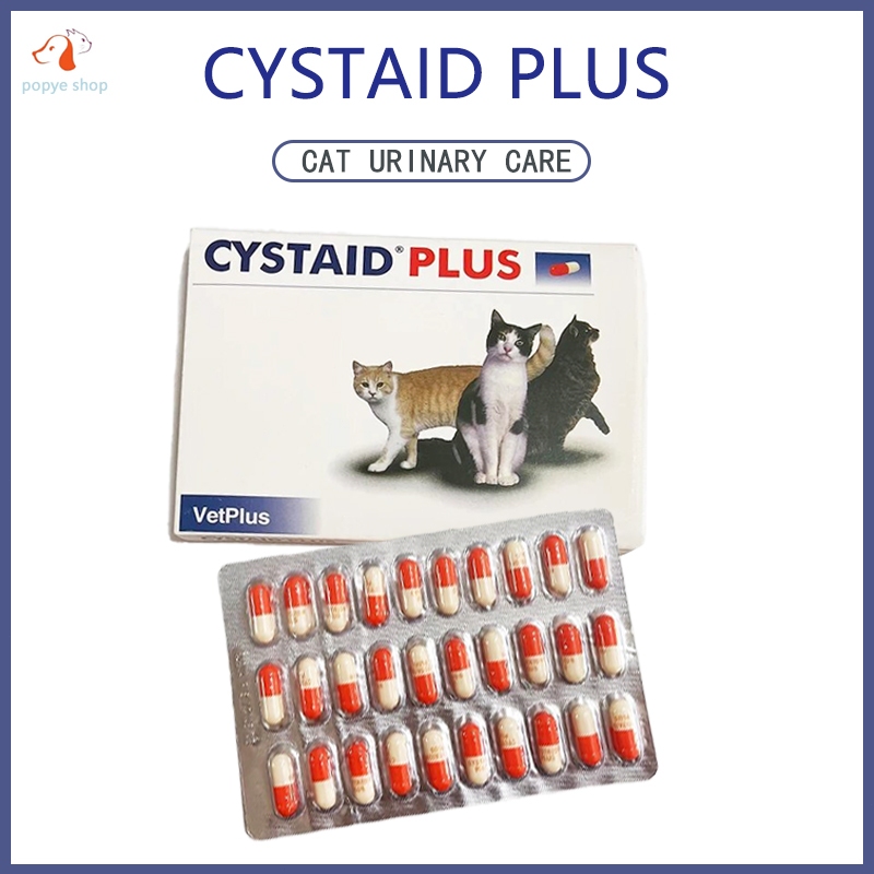 Vetplus Cystaid Plus Cat Urinary Care 1 BOX (30 limbs) Cats Bladder ...
