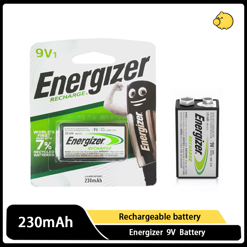 Energizer 9V 230mah Rechargeable Battery | Shopee Singapore