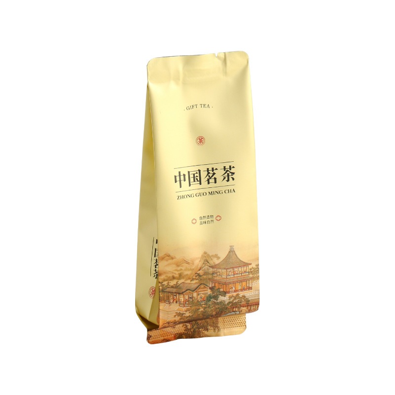 100pcs colorful print Tea Packaging bags open top hot stamp heat seal ...