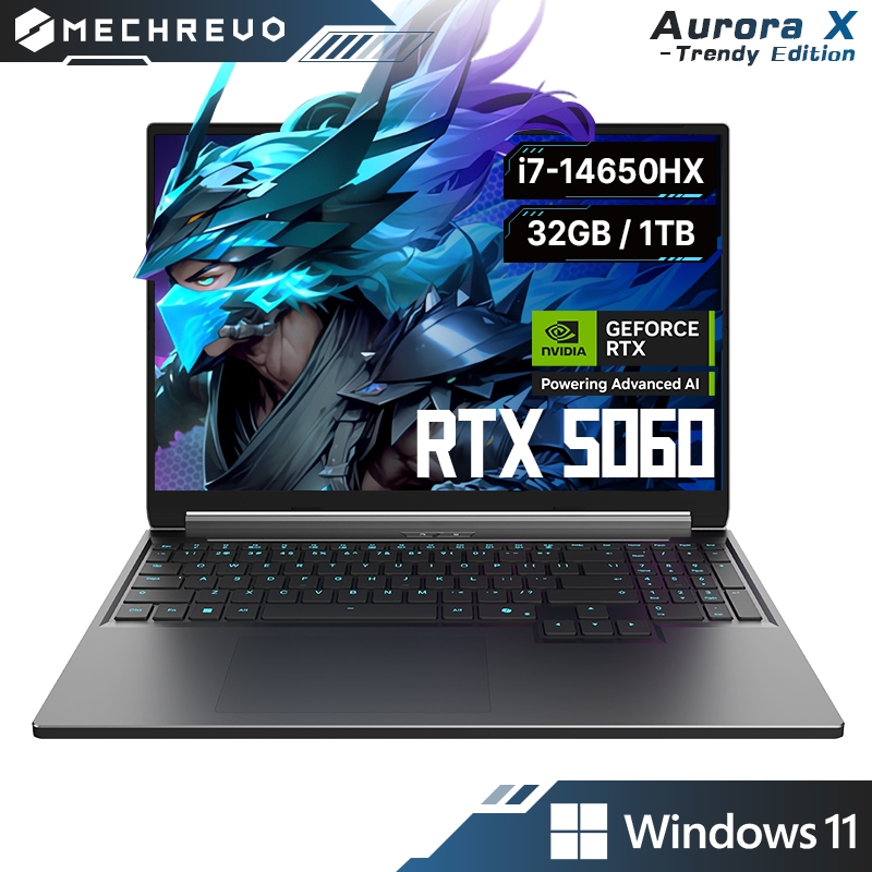 [2 YEARS LOCAL WARRANTY] MECHREVO Gaming Laptop Aurora X Trendy Edition ...