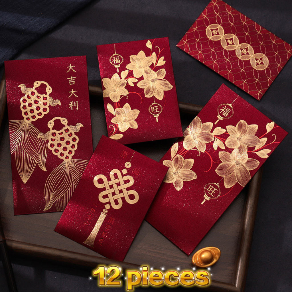 Red Packet 2026 Money Envelope Horse Year Chinese New Year Angpao Long ...