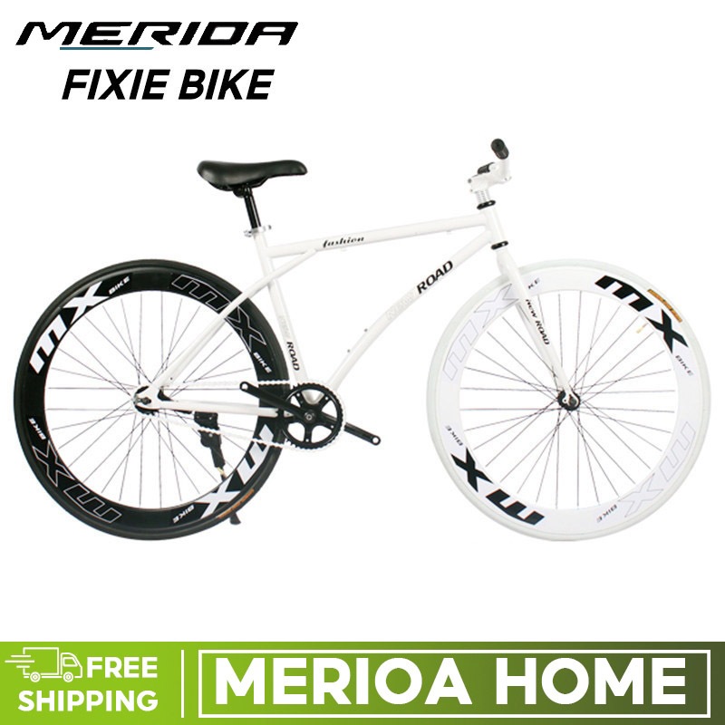 MER Fixie Bicycle / Fixed Gear No brakes Bicycle /Lightweight City ...
