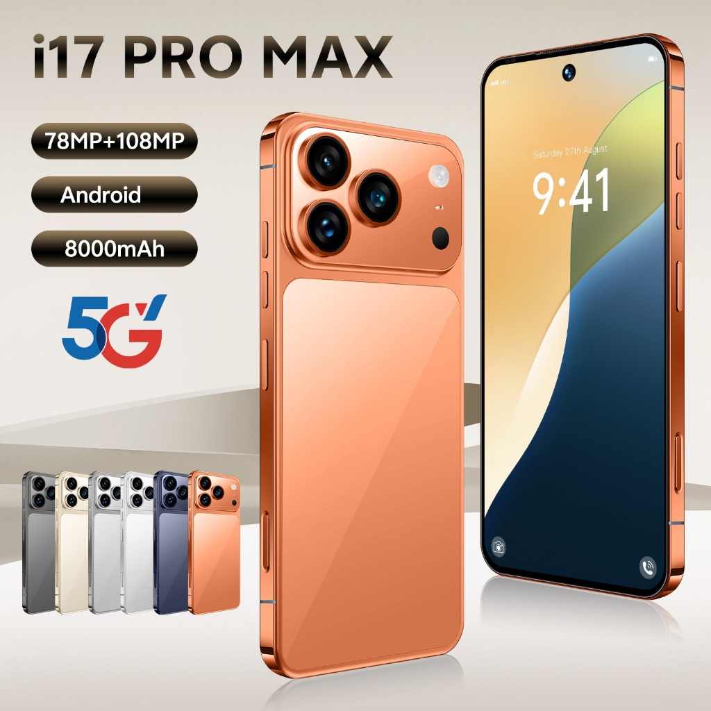 NEW Phone A17 Pro Max 4G/5G Network Smartphone 6.7-inch Full Screen ...