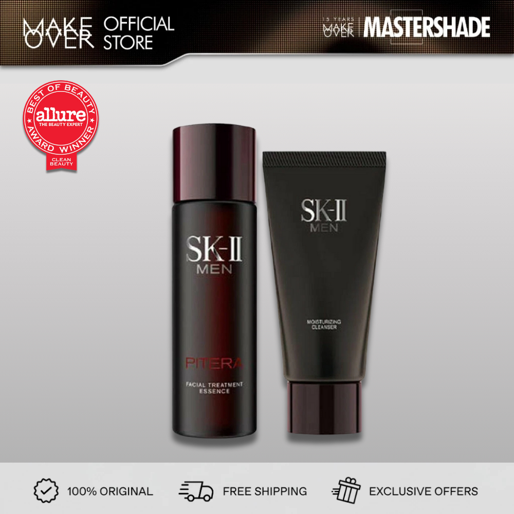 SK-II SK2 Men Facial Treatment Set Essence 75ml & Cleanser 120ml Set ...