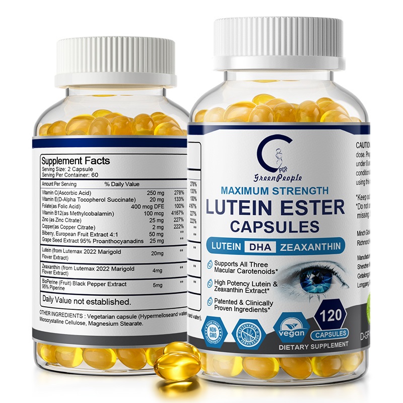 GPGP GreenPeople Lutein Capsule With Lutein+Dha+Zeaxanthin Protect ...