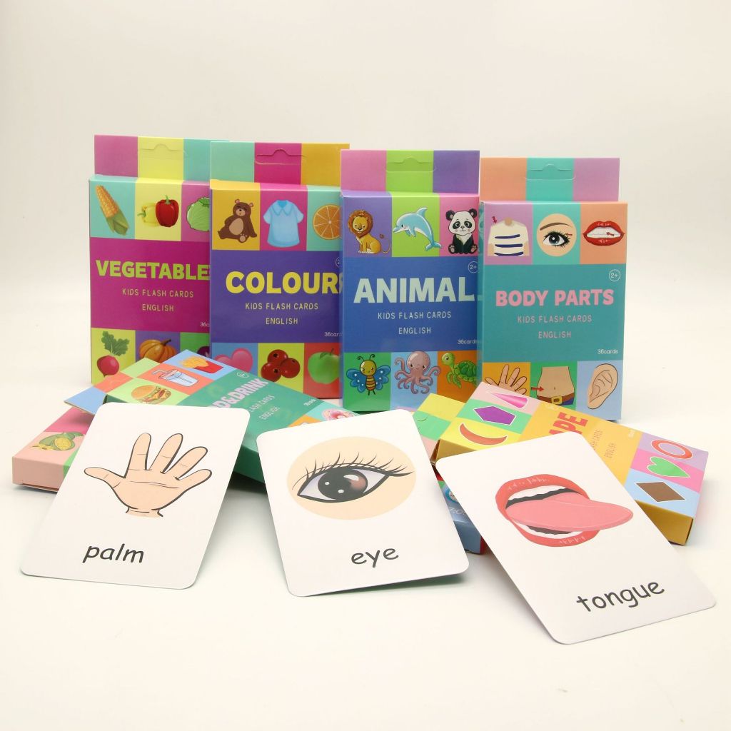 Preschool Enlightenment Early Education English Word Cognition Card ...
