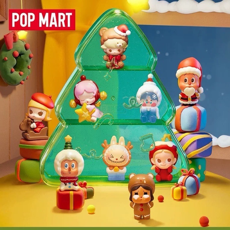 POP MART POP BEAN Christmas gifts are being delivered. CAYBABY MOLLY ...