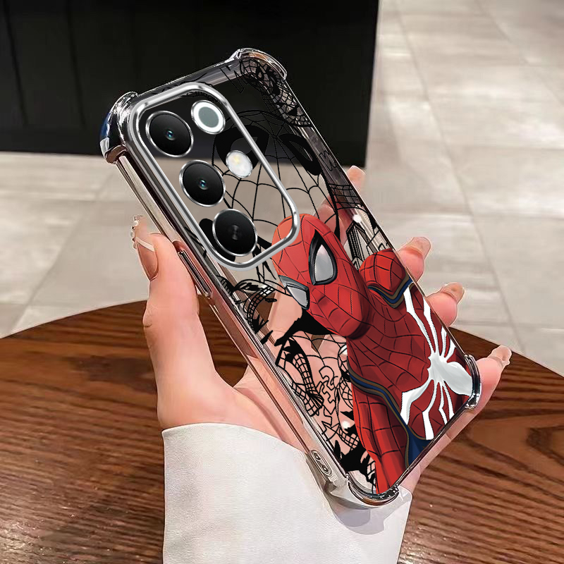 realme C85 5G realmeC85 Pro Spider Man Clear Cover Air Cushion ...