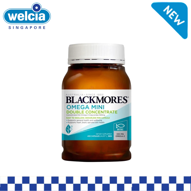 Blackmores Omega Mini Double Concentrate Fish Oil (400 Mini Capsules ...