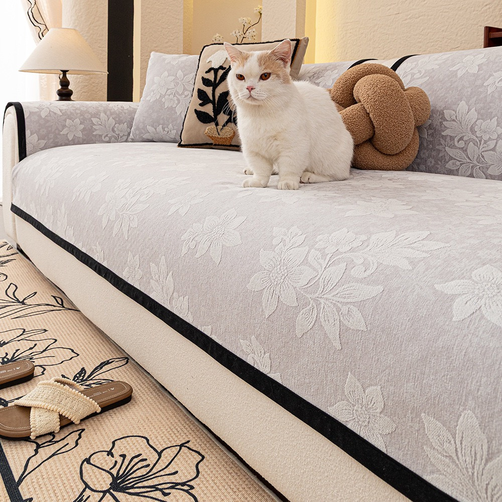 Non-slip Sofa Cover 1/2/3/4 Seater & L shape sofa cloth combination ...