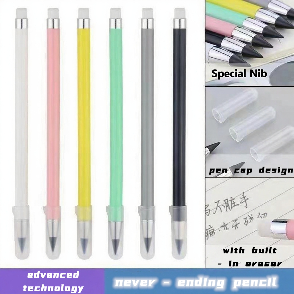 Y&X ️ Eternal Pencil Unlimited Pencil Technology Inkless Metal Pen ...