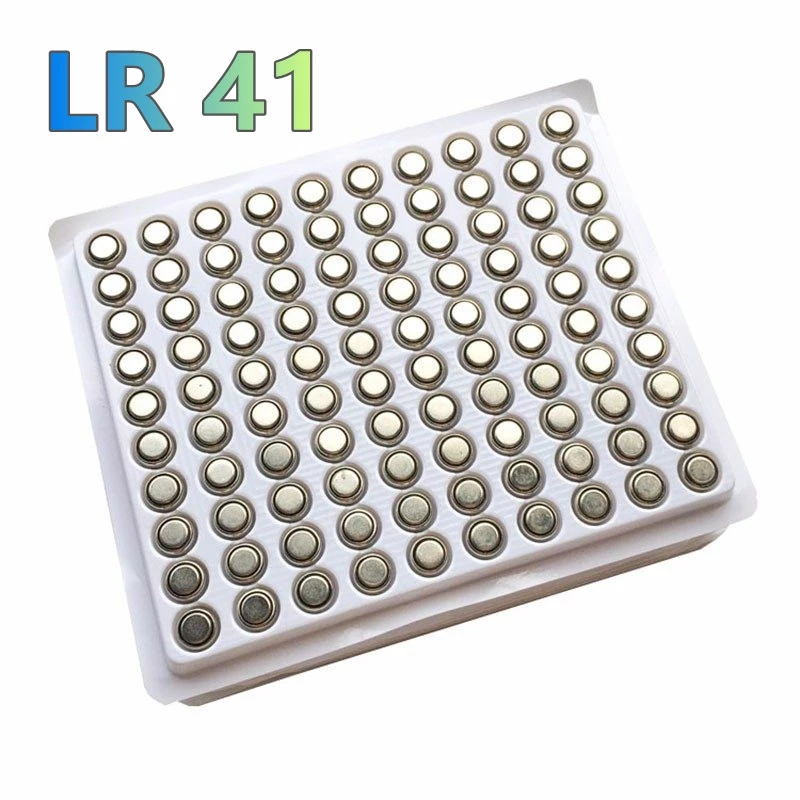 Stock｜(100 pcs) LR41 AG3 392 384 192 1.5V Alkaline Coin Button Cell ...