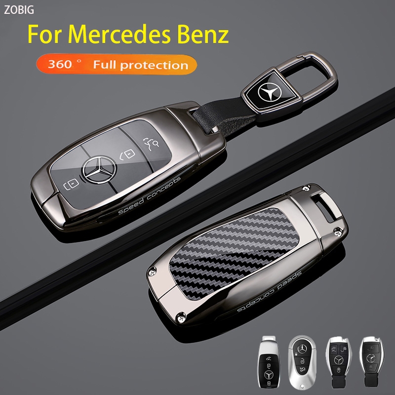 ZOBIG Carbon fiber Mercedes Benz Car Key Cover Case Fit for 2026 ...