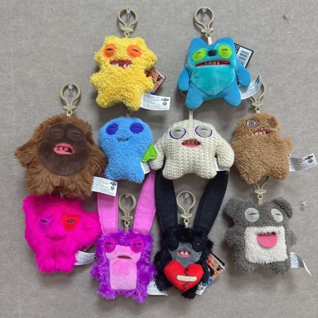 Fuggler Keychain Series 5 Funny Fugg Ugly Monster Plush Toys Cartoon ...