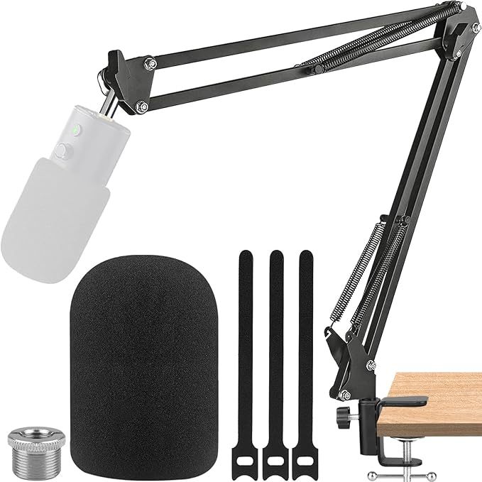 Durable Mic Boom Arm - Made of metal steel tubing,dual suspension ...