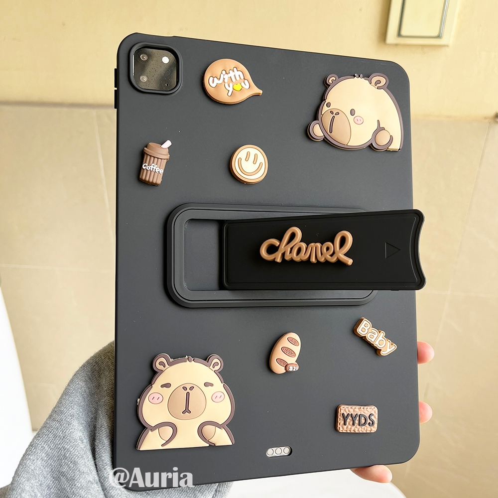【With Foldable Stand】Skin-friendly Soft Silicone Cute Tablet Case With ...