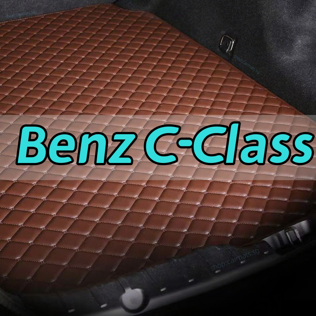 (Ready Stock) For Benz C-Class Car Trunk Mats Waterproof Non-slip Cargo ...