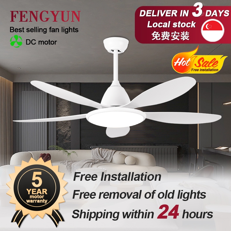 Ceiling Fan with Light 48/52/56inch Fan Light Suitable for Dining room ...