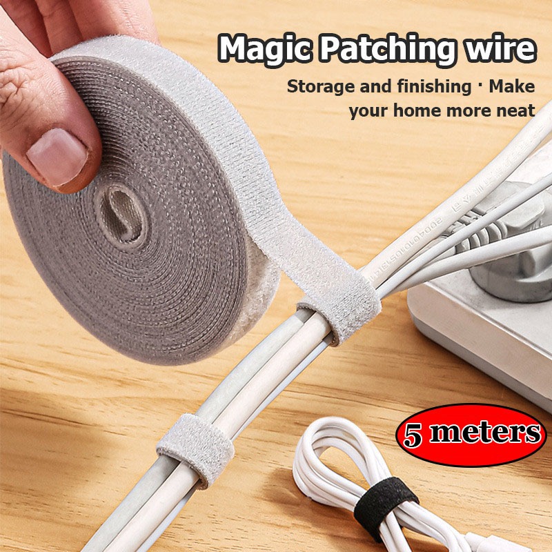 【SG Inventory】(5 meters/roll) Simple and portable cable management ...