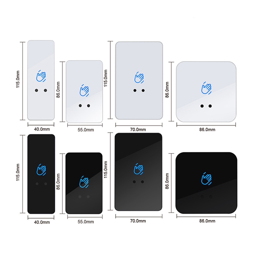 New 12V 24V Touchless Infrared Sensor Exit Button Door Release Switch ...