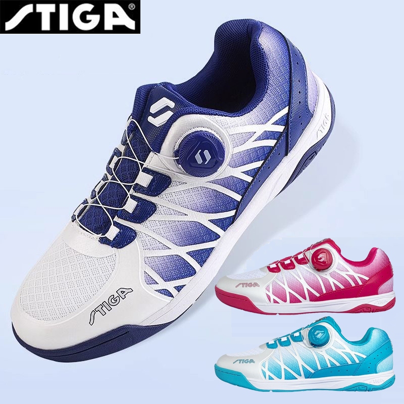 Genuine Strand-free STIGA Table Tennis Shoes Tie-free Anti-slip Wear ...